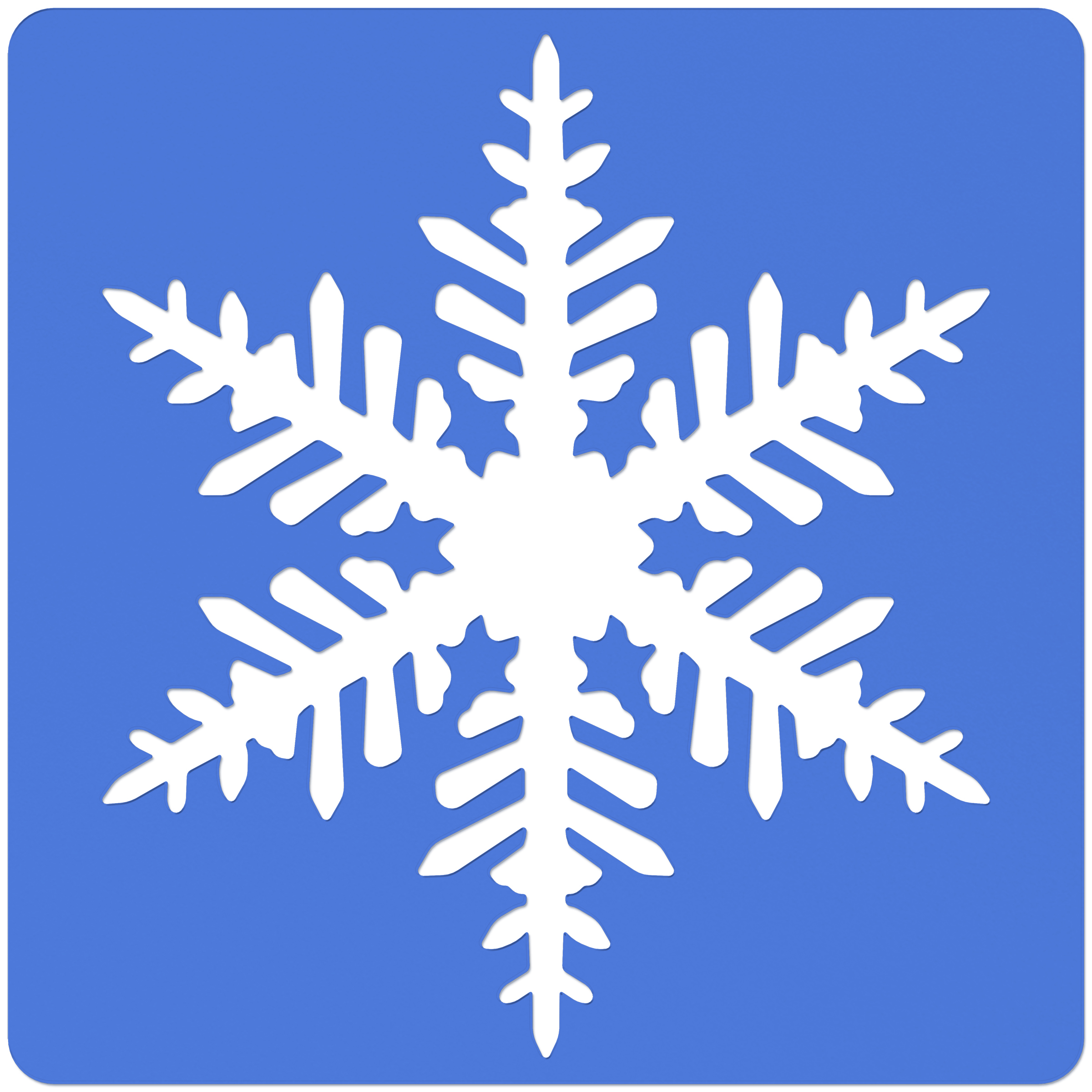 12 POCHOIRS FLOCONS DE NEIGE K755455 - LLT